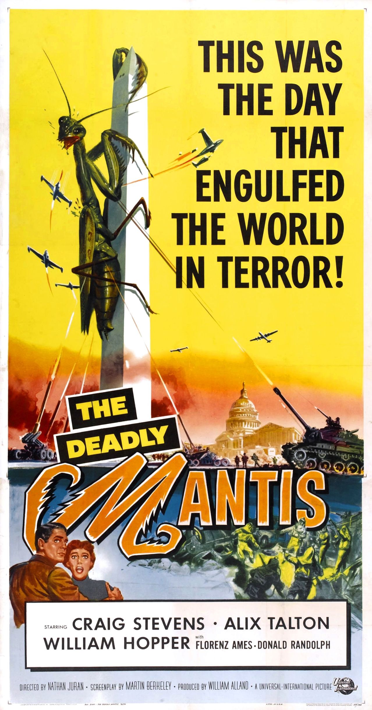 When Volcanoes Erupt! – The Deadly Mantis (1957) – The Telltale Mind