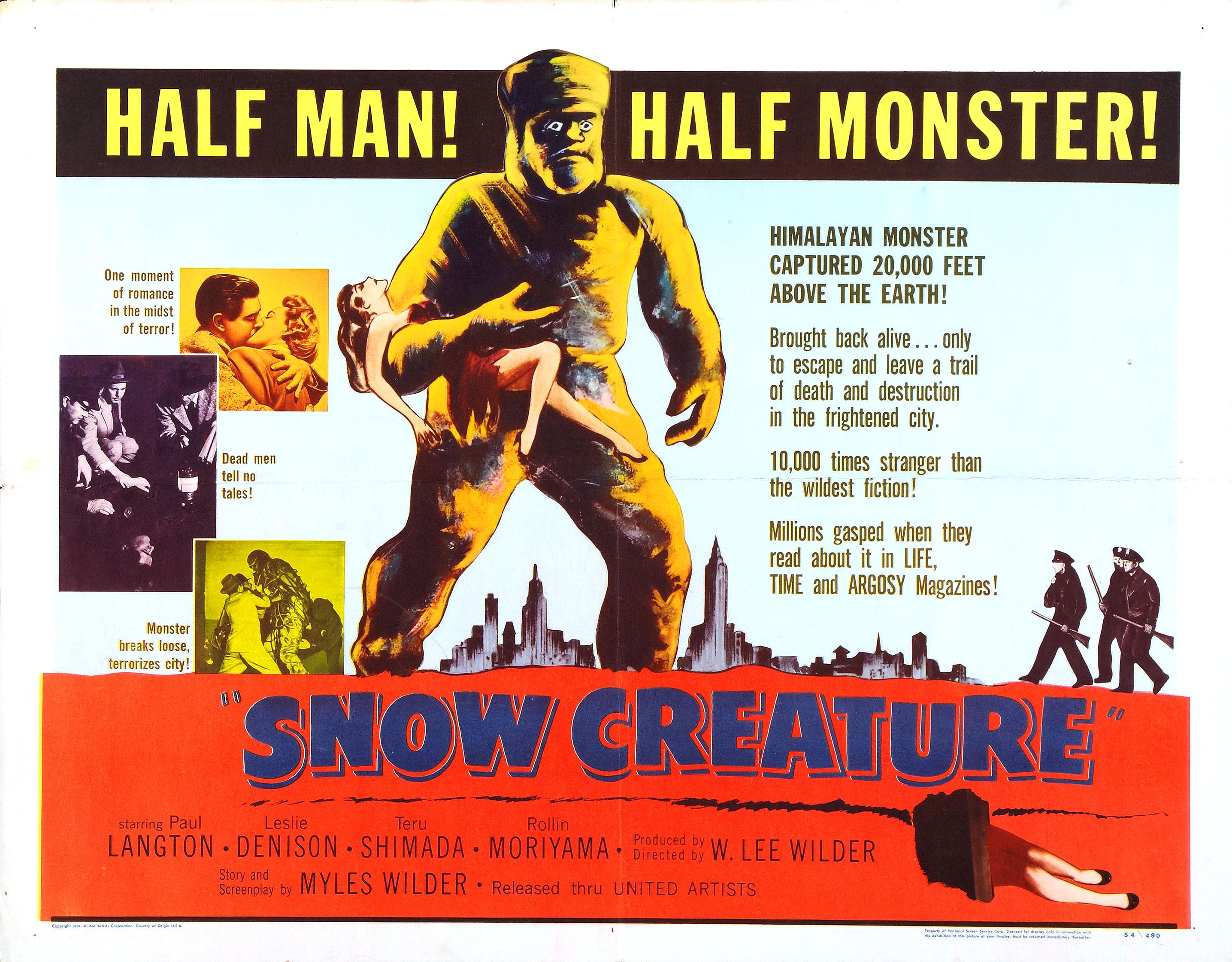 The Snow Creature (1954) – The Visuals – The Telltale Mind