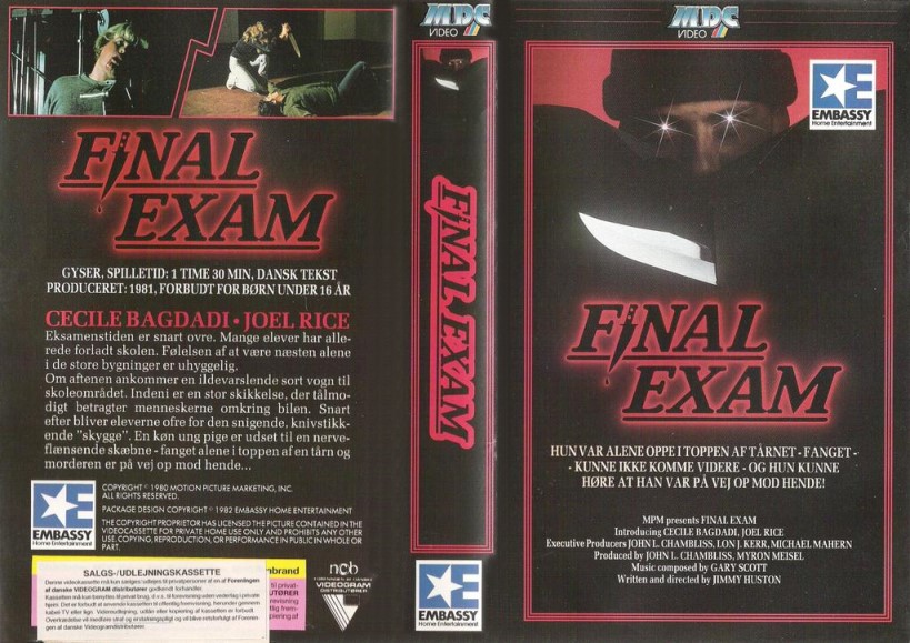 Final Exam (1981) – The Visuals – The Telltale Mind