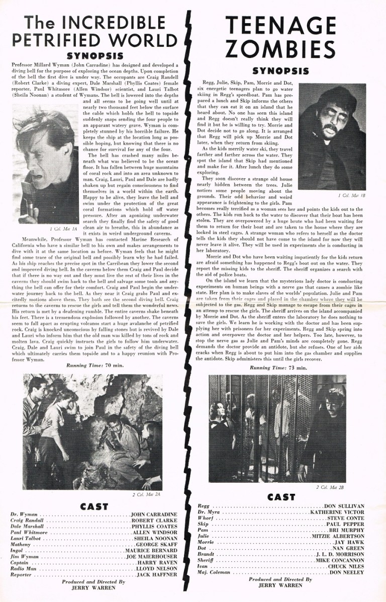 Teenage Zombies (1958) – The Visuals – The Telltale Mind