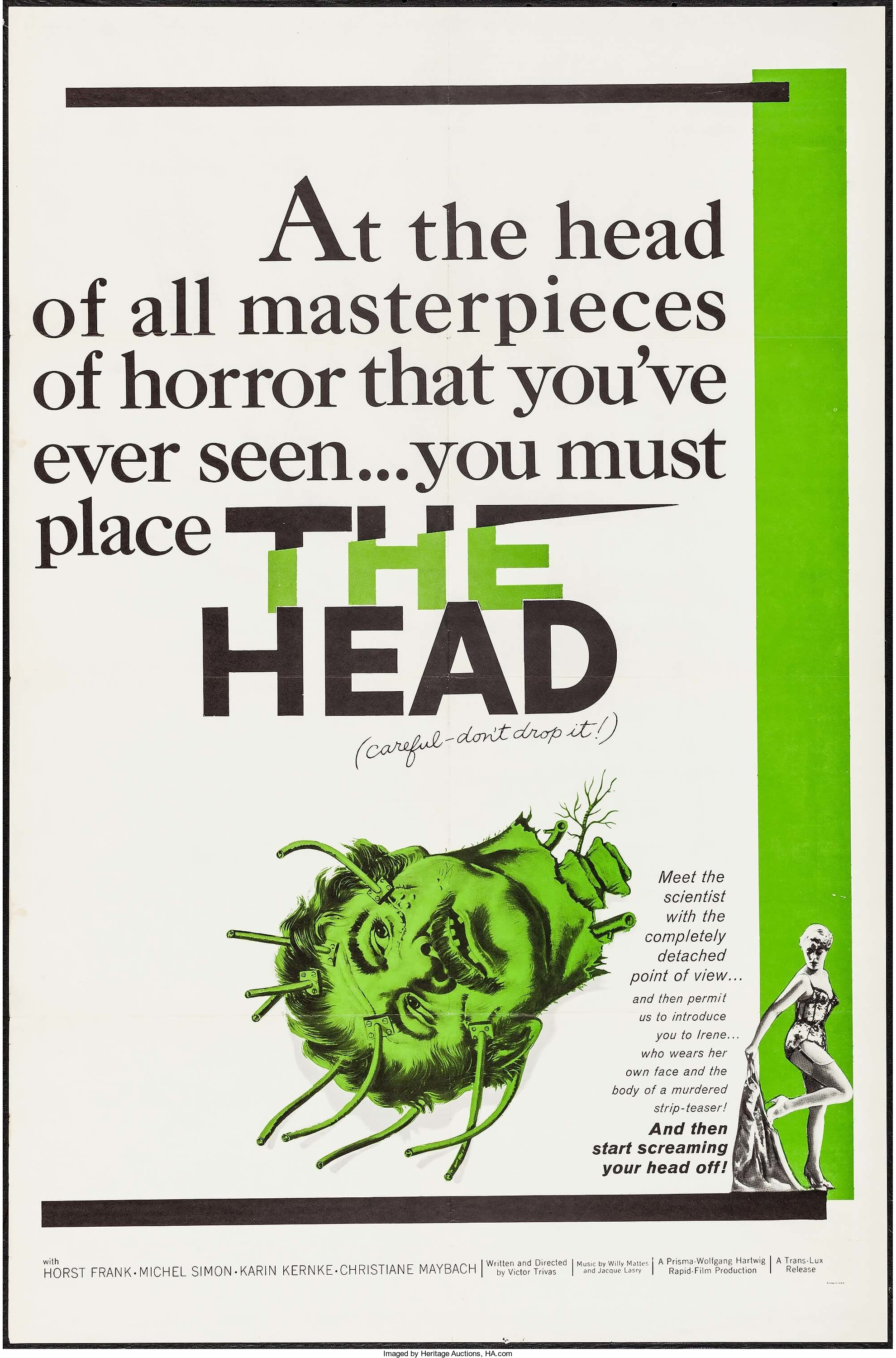The Key to it All Rests in… – The Head (1959) – The Telltale Mind