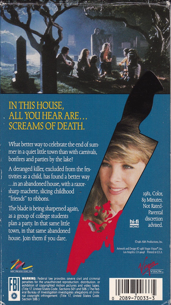 Death Screams (1982) – The Visuals – The Telltale Mind