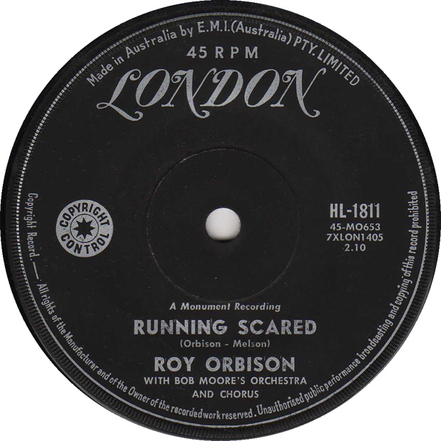 Song of the Day: Roy Orbison – Running Scared – The Telltale Mind
