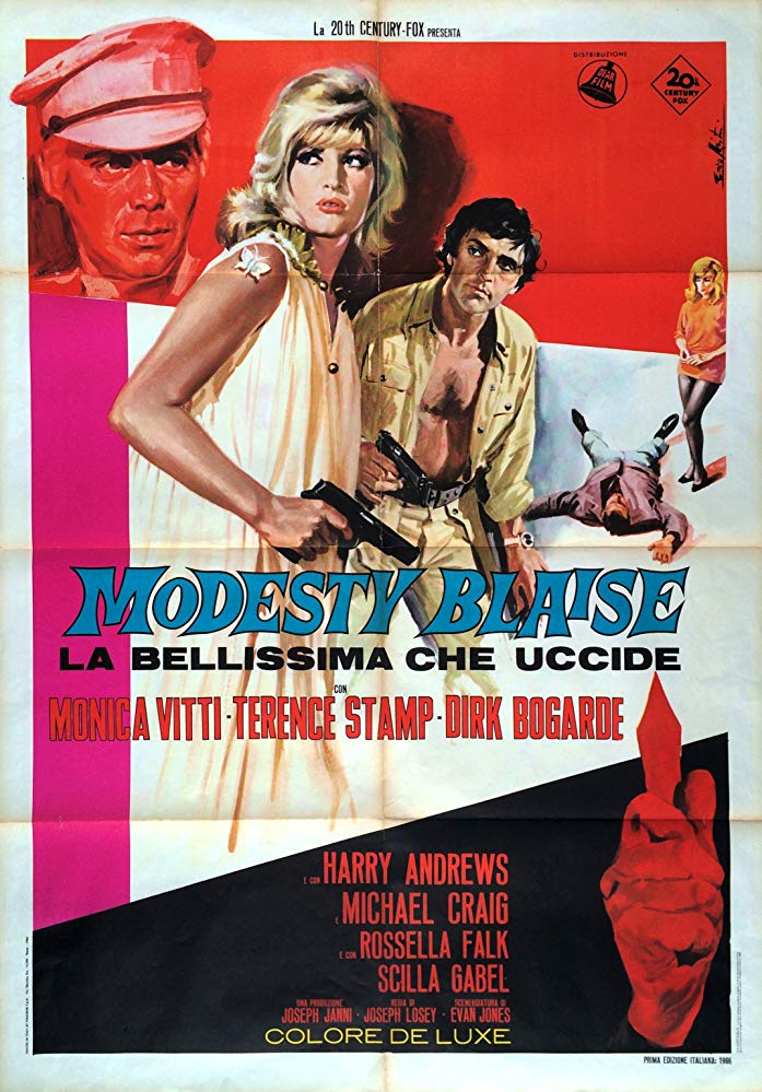 From Strip to Screen – Modesty Blaise (1966) – The Telltale Mind