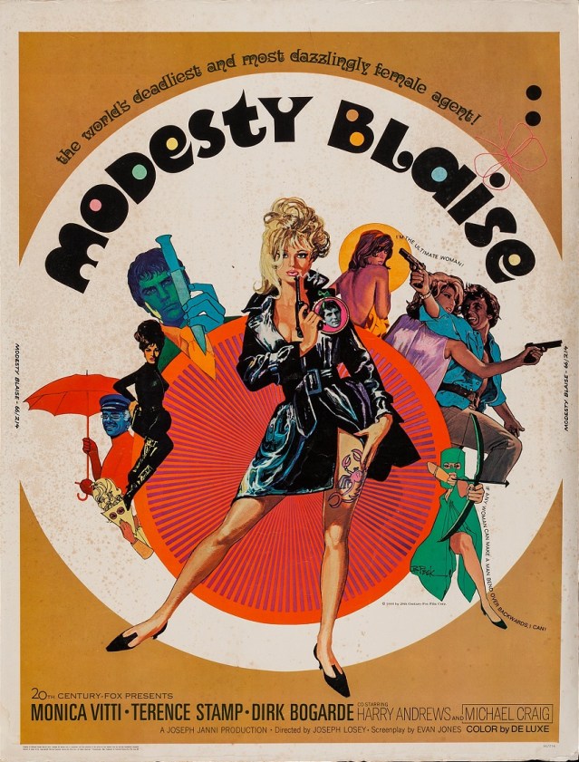 Modesty Blaise (1966) – The Visuals – The Telltale Mind