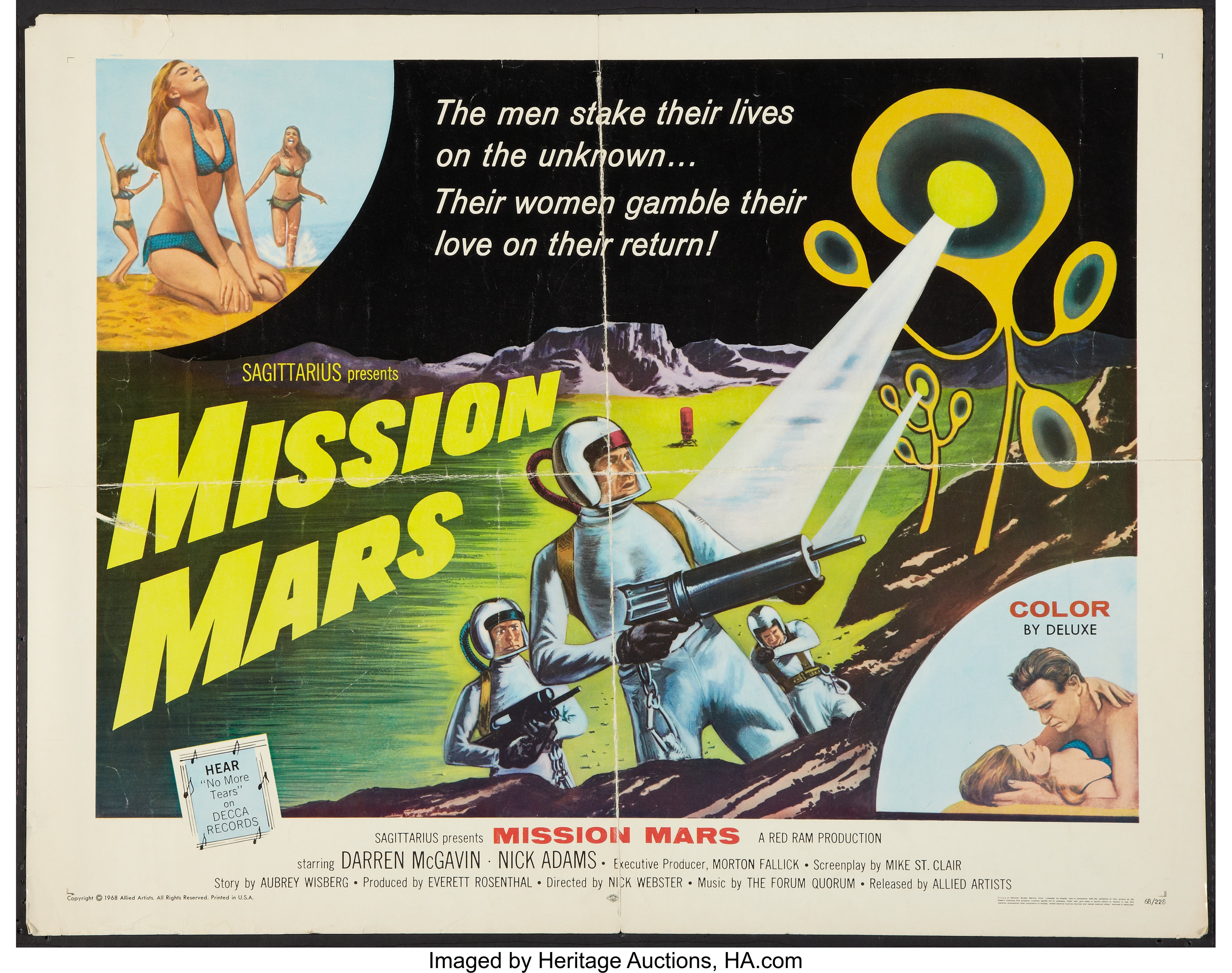 Mission Mars (1968) – The Visuals – The Telltale Mind