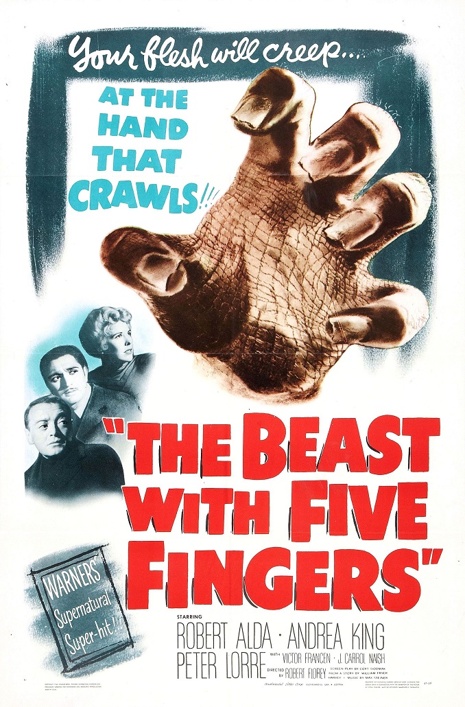 Still Clinging – The Beast With Five Fingers (1946) – The Telltale Mind